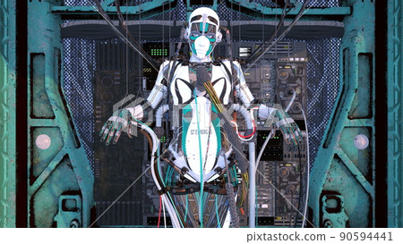 Cyborg laboratory - Stock Illustration [90594441] - PIXTA