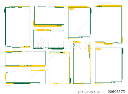 Interface telop design - Stock Illustration [90605375] - PIXTA