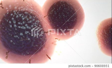 Bacteria cell destruction 3D illustration - Stock Illustration ...