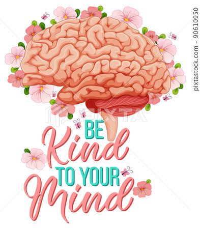 Poster design with human brain - Stock Illustration [90610950] - PIXTA