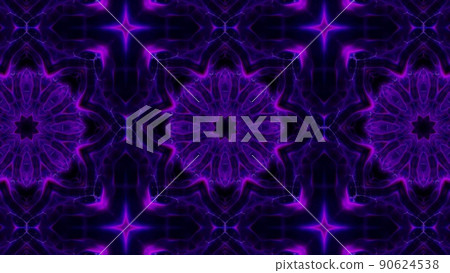 Purple Plasma Energy Kaleidoscope - Stock Illustration [90624538] - PIXTA