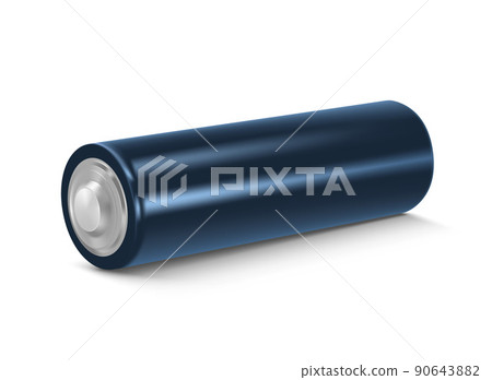 Realistic battery illustration isolated on... - Stock Illustration ...