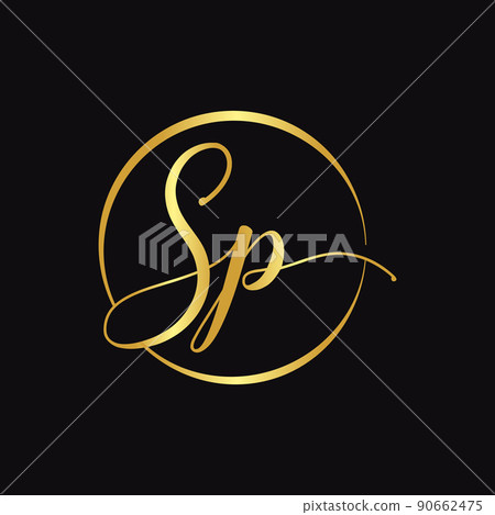 Initial SP letter Logo Design vector Template.... - Stock Illustration ...