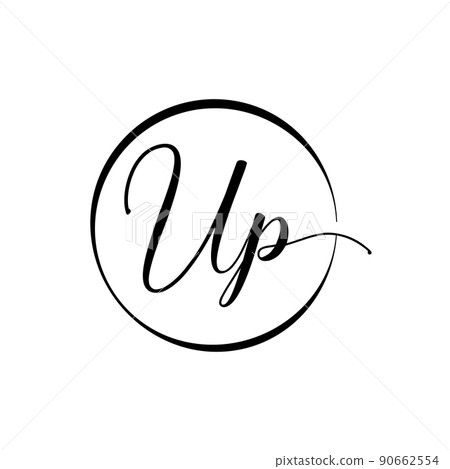 Initial UP letter Logo Design vector Template.... - Stock Illustration ...