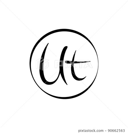 Initial UT letter Logo Design vector Template.... - Stock Illustration ...
