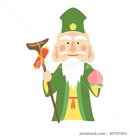 Illustration of Jurojin - Stock Illustration [90707802] - PIXTA