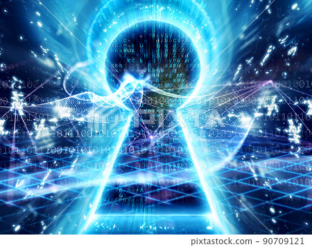 3D illustration of computer network concept - Stock Illustration ...