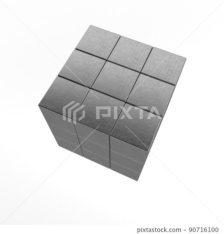 Metal Rubik's Cube - Stock Illustration [90716100] - PIXTA