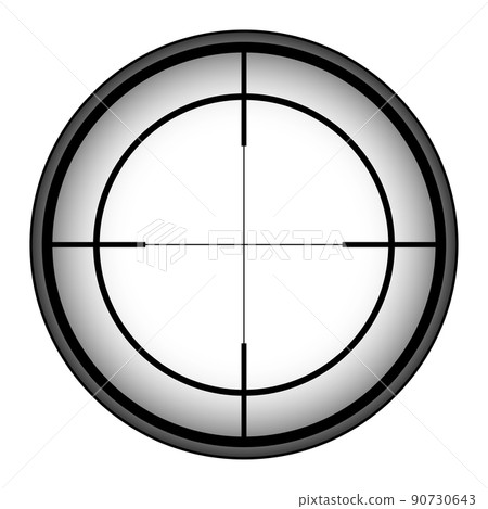 Illustration material of aiming _ looking into... - Stock Illustration ...