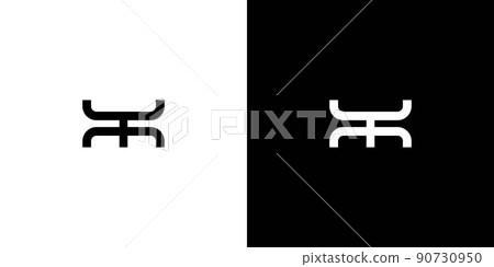 Modern and unique letter YM initials logo design - Stock Illustration ...