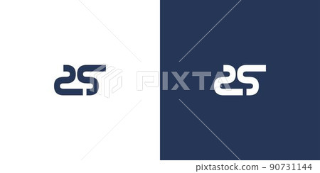 Unique and attractive number 25 logo design - Stock Illustration ...