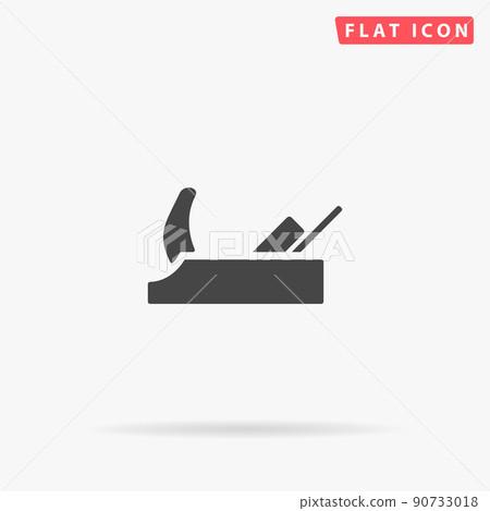 Hand planer flat vector icon - Stock Illustration [90733018] - PIXTA
