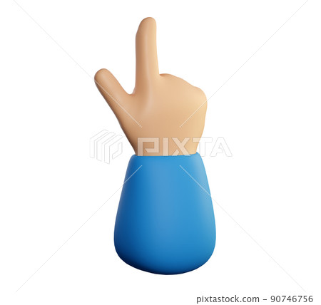 Pointing human hand. Touch, click or attention... - Stock Illustration ...