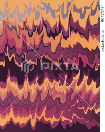 Layered background with distorted colors - Stock Illustration [90775784 ...