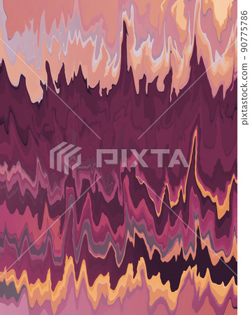 Layered background with distorted colors - Stock Illustration [90775786 ...
