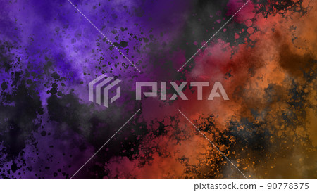 Spooky background in Halloween colors 1 - Stock Illustration [90778375 ...