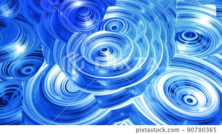 Abstract liquid background with wavy sparkling... - Stock Illustration ...