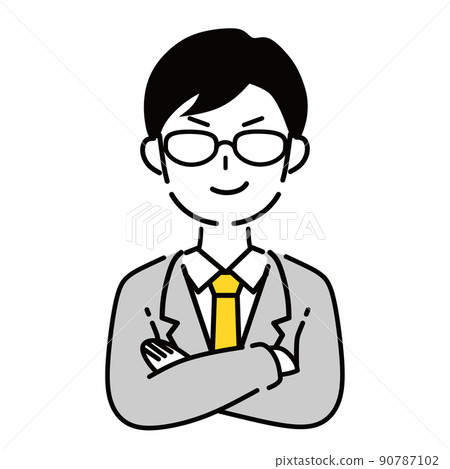Doyaru Doya Face Businessman - Stock Illustration [90787102] - PIXTA