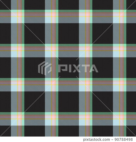 Rainbow Plaid Tartan Checkered Seamless Pattern - Stock Illustration ...