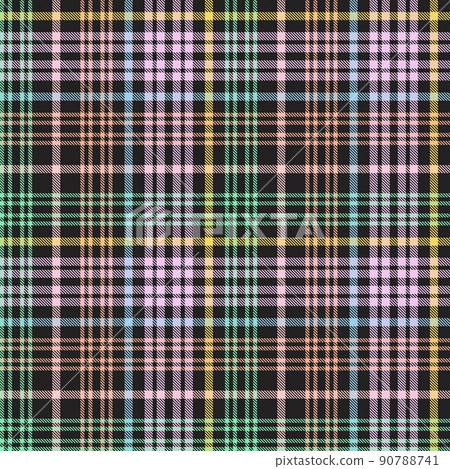 Rainbow Plaid, checkered, tartan seamless... - Stock Illustration ...