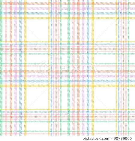 Rainbow Plaid, checkered, tartan seamless... - Stock Illustration ...