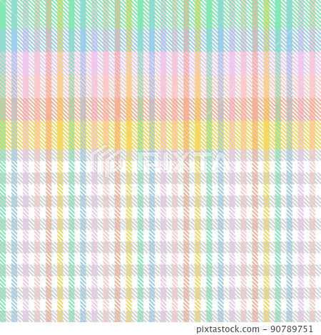 Rainbow Plaid, checkered, tartan seamless... - Stock Illustration ...