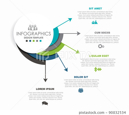 Infographic design template with place for your... - Stock Illustration ...