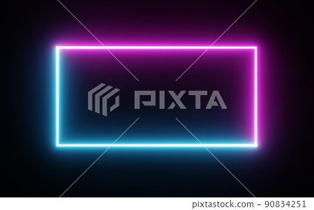 Square rectangle picture frame with two tone... - Stock Illustration ...