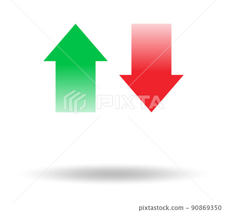 Arrow icon ascending and descending - Stock Illustration [90869350] - PIXTA