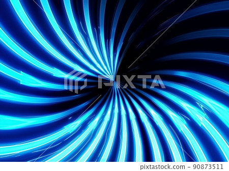 Illustration of blue rays - Stock Illustration [90873511] - PIXTA