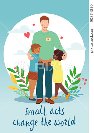 Change World Charity Background - Stock Illustration [90874850] - PIXTA