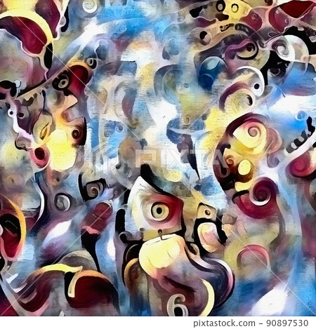 Illusion of existence - Stock Illustration [90897530] - PIXTA