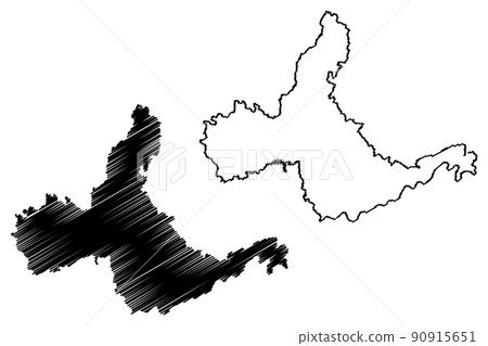 Sehore district (Madhya Pradesh State, Bhopal... - Stock Illustration ...