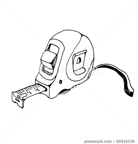 Measuring Tape Coloring Page