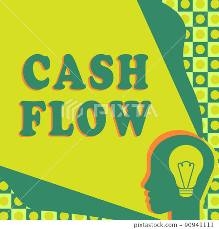 Text showing inspiration Cash Flow. Word... - Stock Illustration ...