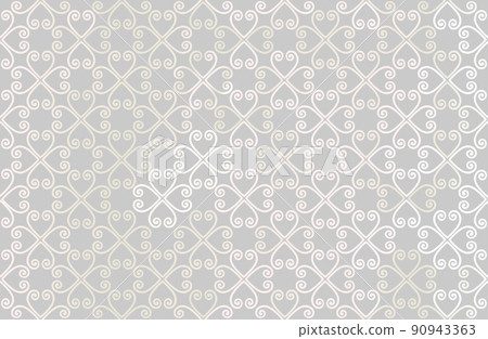 Seamless pattern with floral asian ornament.... - Stock Illustration ...