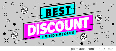 Best discount limited time offer promotion...-插圖素材 [90950708] - PIXTA圖庫