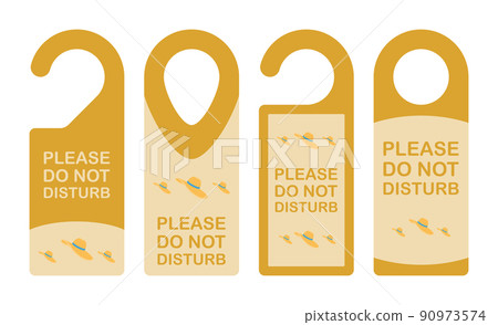 Hotel hanger sign with Women Hat - Stock Illustration [90973574] - PIXTA