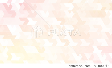 Pale pink and orange triangle pattern... - Stock Illustration [91000912 ...