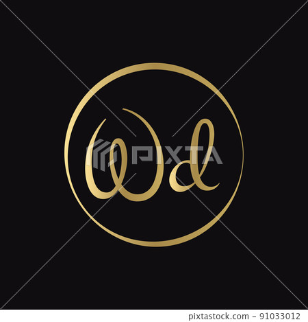 Creative WD letter Logo Design vector Template.... - Stock Illustration ...