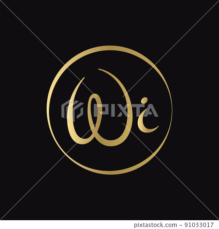 Creative WI letter Logo Design vector Template.... - Stock Illustration ...