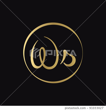 Creative WS letter Logo Design vector Template.... - Stock Illustration ...