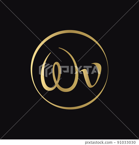 Creative WV letter Logo Design vector Template.... - Stock Illustration ...