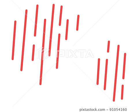 Hand drawing line parallel graphic hip art... - Stock Illustration ...