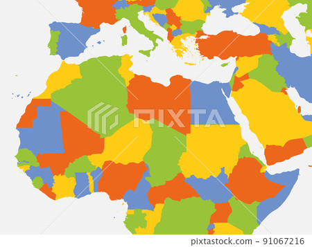 Political Map Of Northern Africa North Africa Inoculation Countries