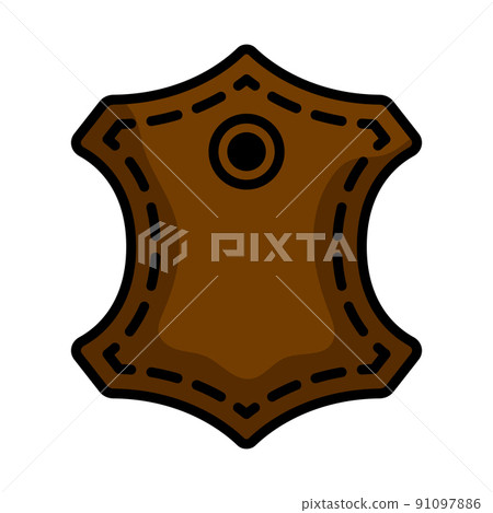 Leather Sign Icon - Stock Illustration [91097886] - PIXTA
