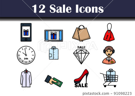 Sale Icon Set - Stock Illustration [91098223] - PIXTA