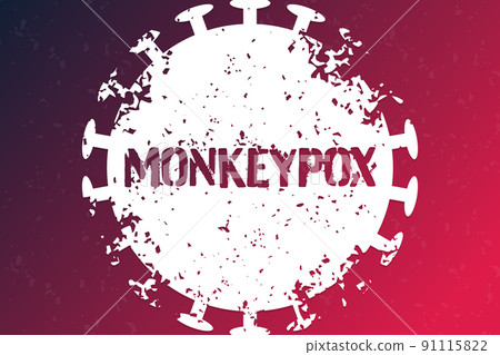 Monkeypox outbreak. 2022. Template for... - Stock Illustration ...