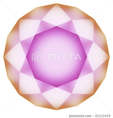 colorful diamond top view - Stock Illustration [91121919] - PIXTA