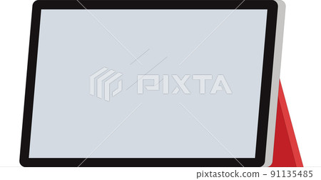 Stylized cartoon tablet Vector illustration... - Stock Illustration ...